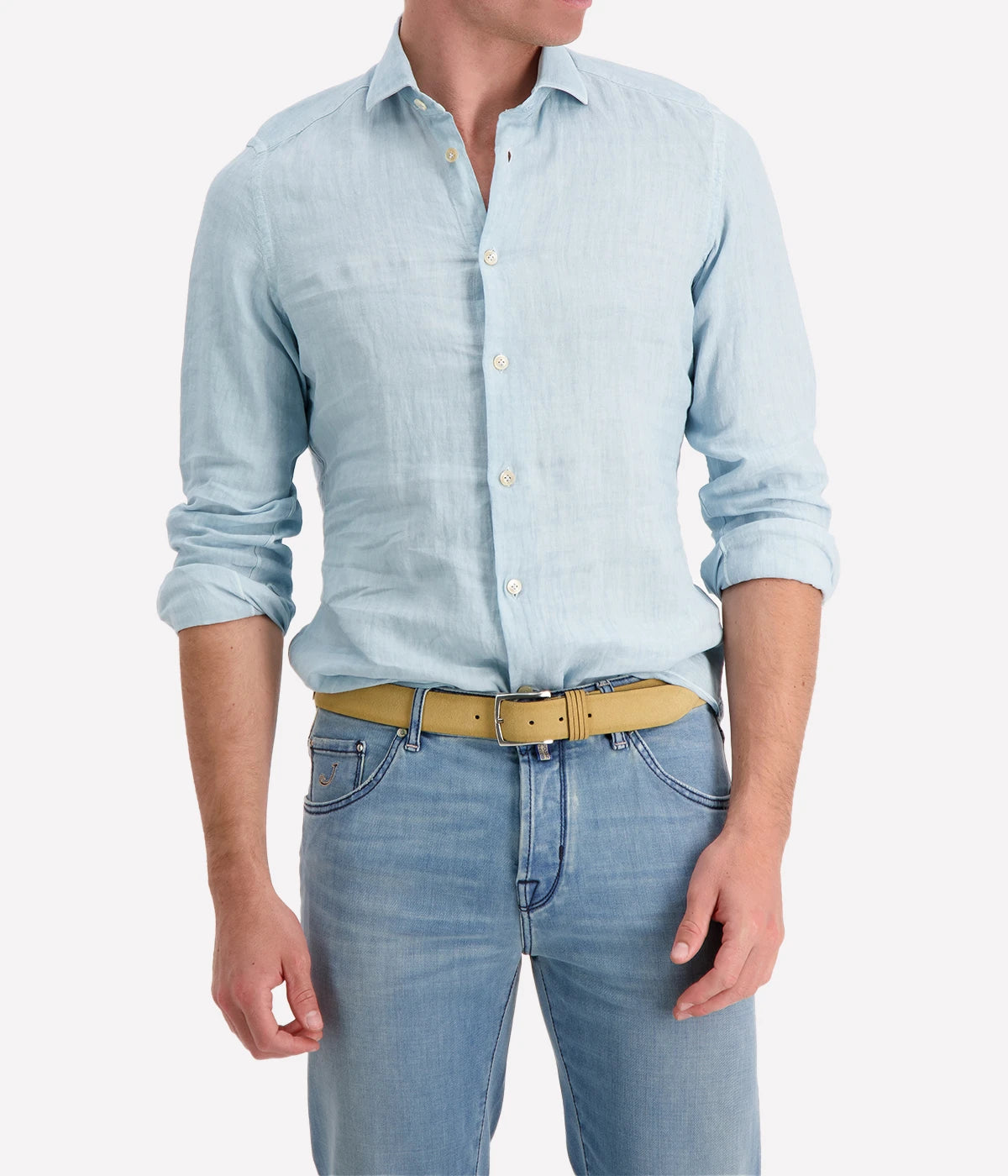Long Sleeve Dandy Shirt in Denim