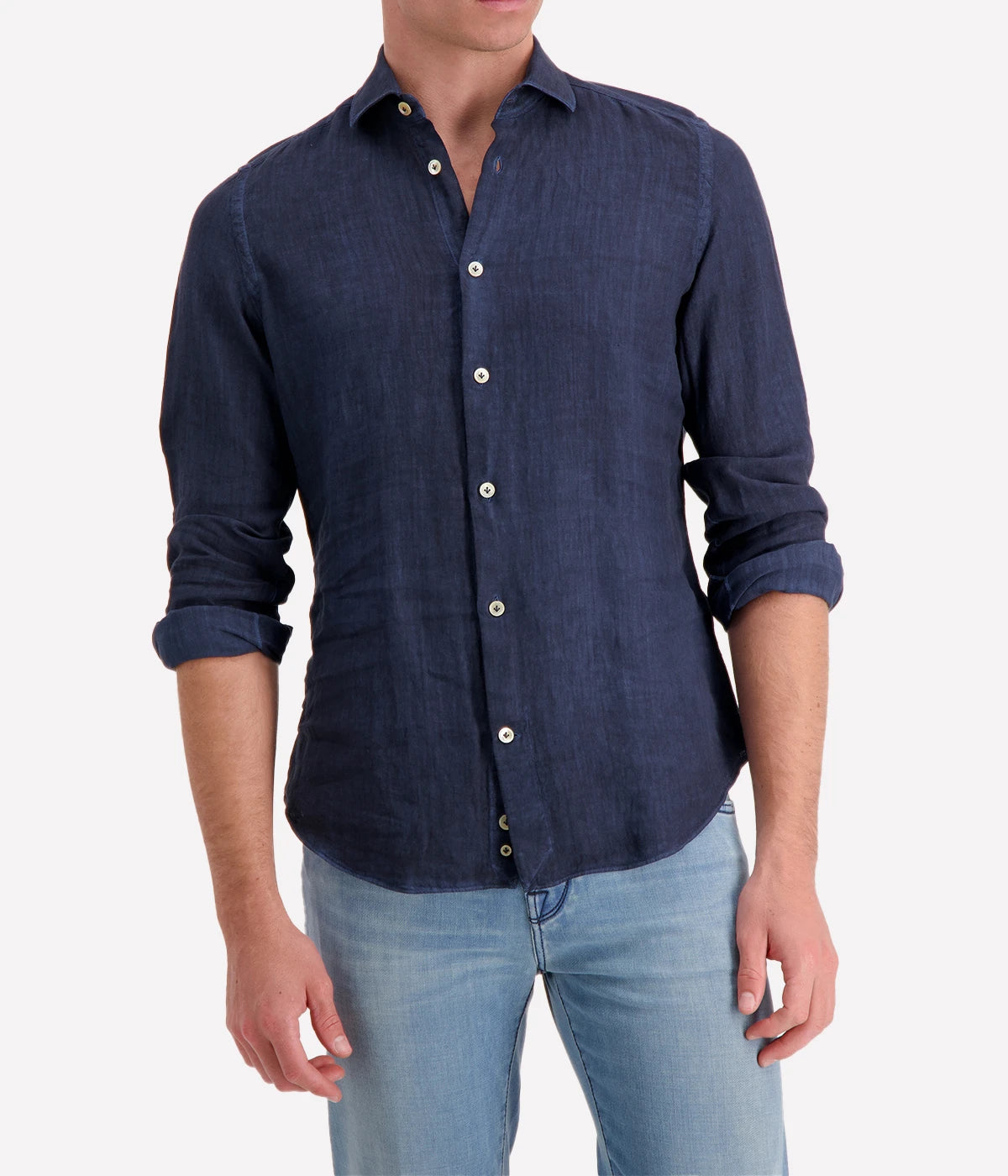 Long Sleeve Dandy Shirt in Blue